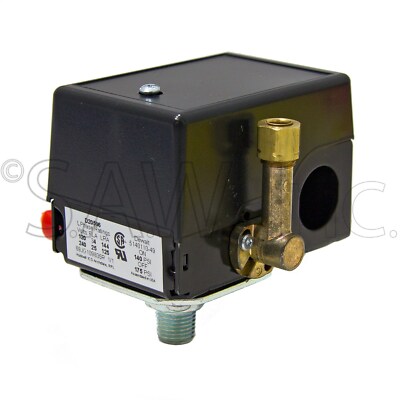 D20596 Air Compressor Replacement ON Off Pressure Switch Preset to 140/ ...