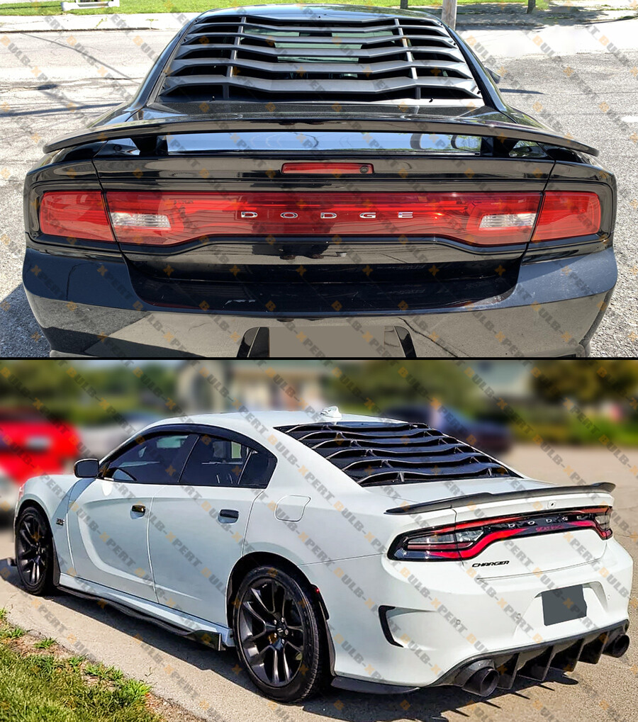 For 11-23 Charger R/T SRT Hellcat 2pc Style Rear Window Windshield ...