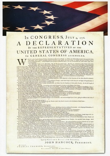 American Declaration of Independence A4 Size Poster | eBay