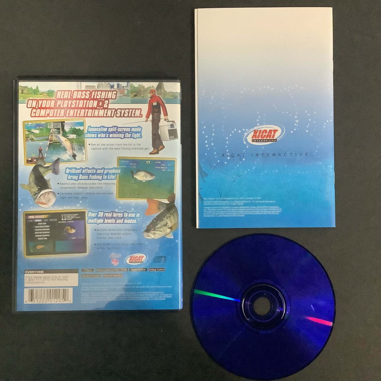 Top Angler Real Bass Fishing PS2 PlayStation 2 Complete - Good Shape | eBay