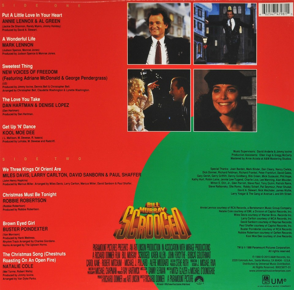 OST - SCROOGED, 2015 EU vinyl LP, NEW - SEALED! SOUNDTRACK | eBay