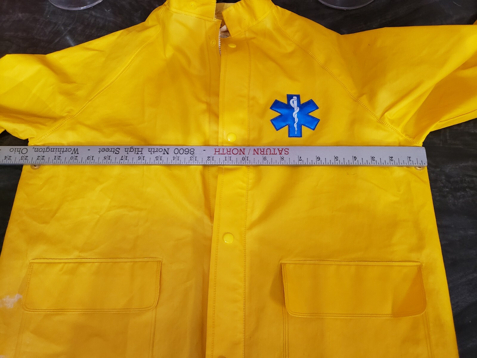 Star of Life Jacket EMS EMT Paramedic Raincoat Size S… - Gem
