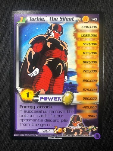 Dragonball Z 143 Torbie the Silent World Games Saga Personality Rare ...