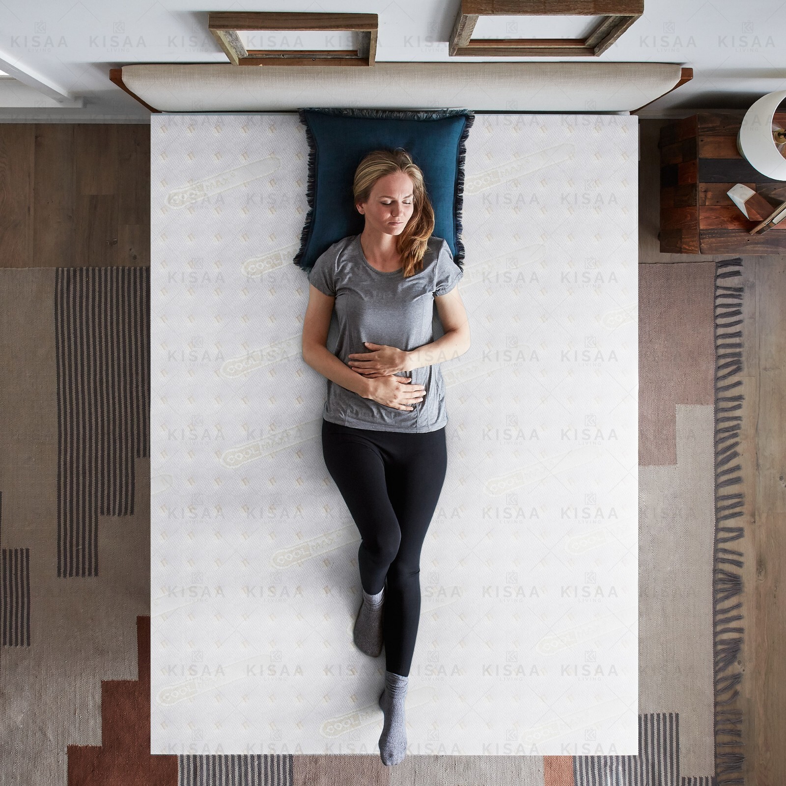 CoolMax Mattress Topper Cover - Breathable Cooling Fabric - ONLY COVER ...