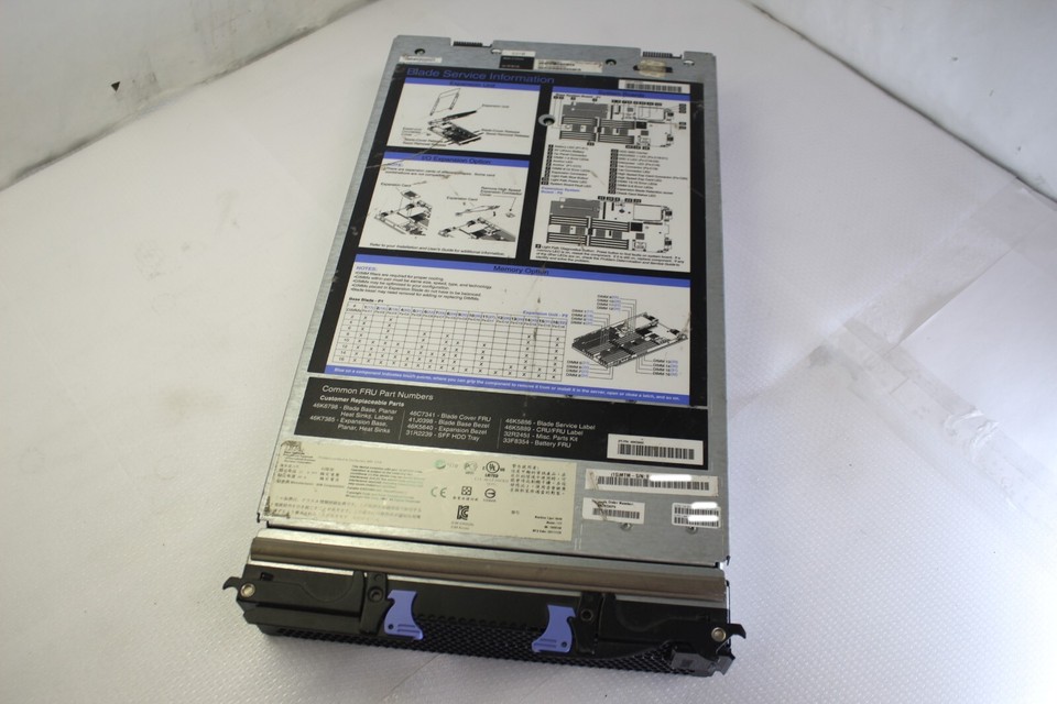 IBM 44M1501 BladeCenter JS12 Blade Server with 2-Way 3.8GHz PS701/702 ...