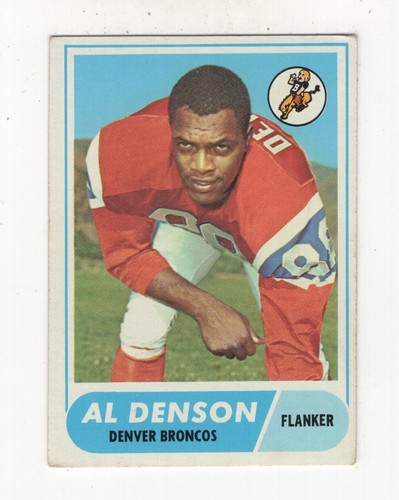 1968 TOPPS FOOTBALL AL DENSON DENVER BRONCOS #121 | eBay