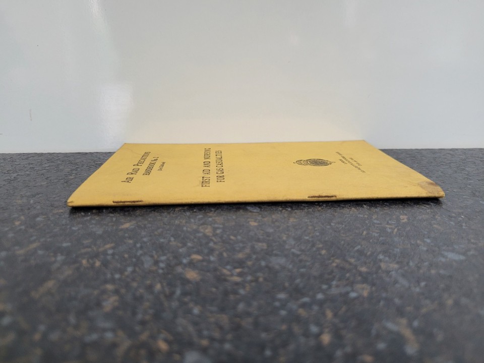 Air Raid Precautions Handbook # 2 First Aid & Gas 1939 World War II ...