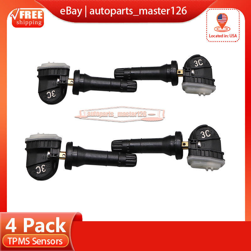 SET 4 TPMS Tire Pressure Monitoring Sensors 13540604 For Chevy GMC ...
