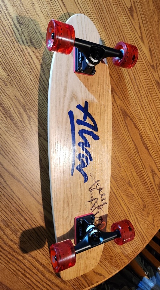 Dogtown Tony Alva Signed 70's Reissue Skateboard w/Alva Skates 60mm 83a ...