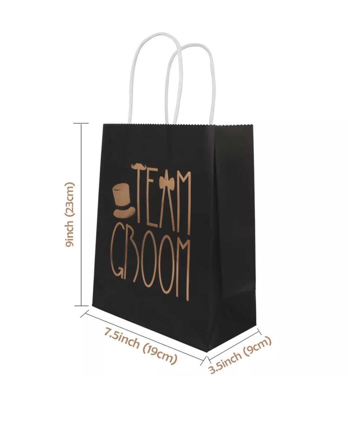 12pcs Bride Groom Wedding Party Bags Bridesmaid Gift Bag Bachelorette ...