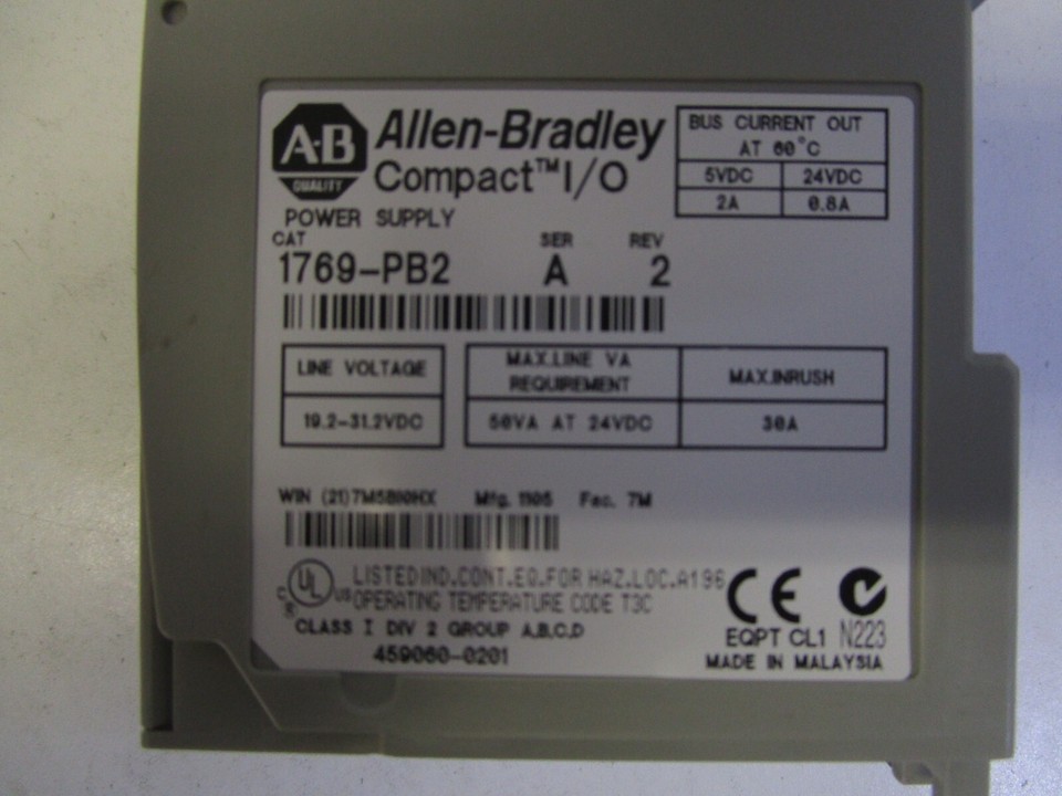 Allen Bradley 1769-PB2 SERIES A POWER SUPPLY FREE SHIPPING!!!!! | eBay