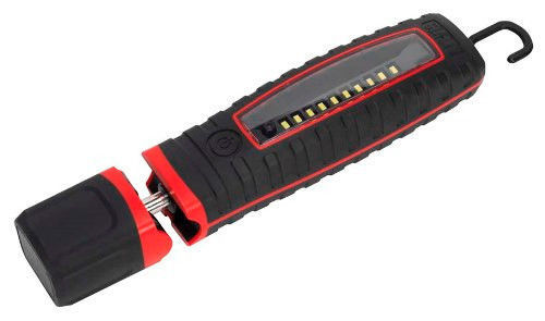 SUPER SAVER RECHARGEABLE 360 DEGREES LAMP LIGHT TORCH LITHIUM-ION 10 ...