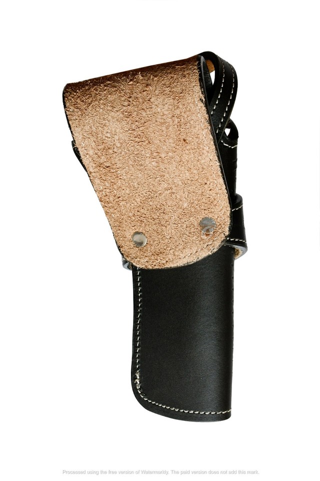 HOLSTER UNIVERSAL FIT GUN COVER REVOLVER HOLDER OPEN BOTTOM TOOLED ...