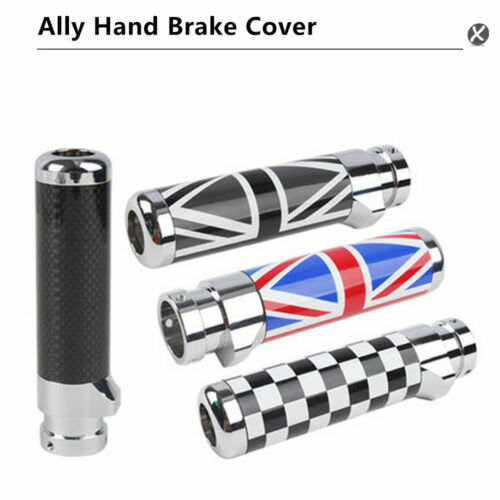 Titanium Alloy SPORTY CAR HAND BRAKE COVER UK FLAG For Mini Cooper R57 ...