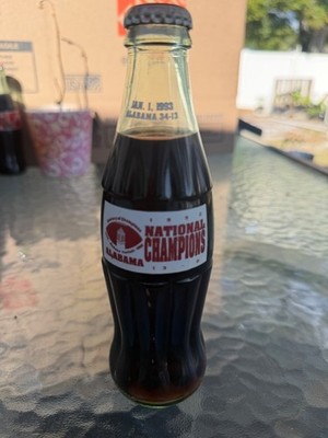 1992 Alabama National Champions Coca Cola bottle | eBay
