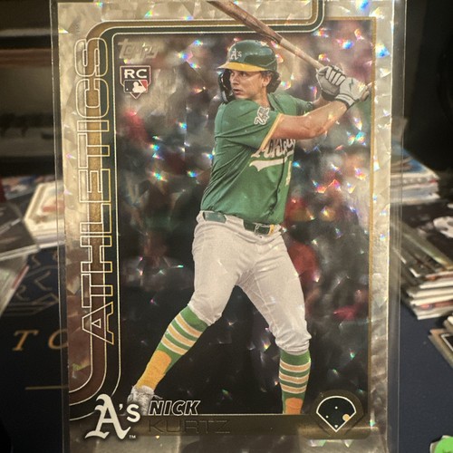 2025 Topps Update Series Nick Kurtz #US201 Silver Crackle SuperBox Foil ...