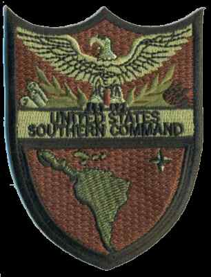 USAF AIR FORCE SOUTHERN COMMAND SHIELD OCP HOOK & LOOP EMBROIDERED ...