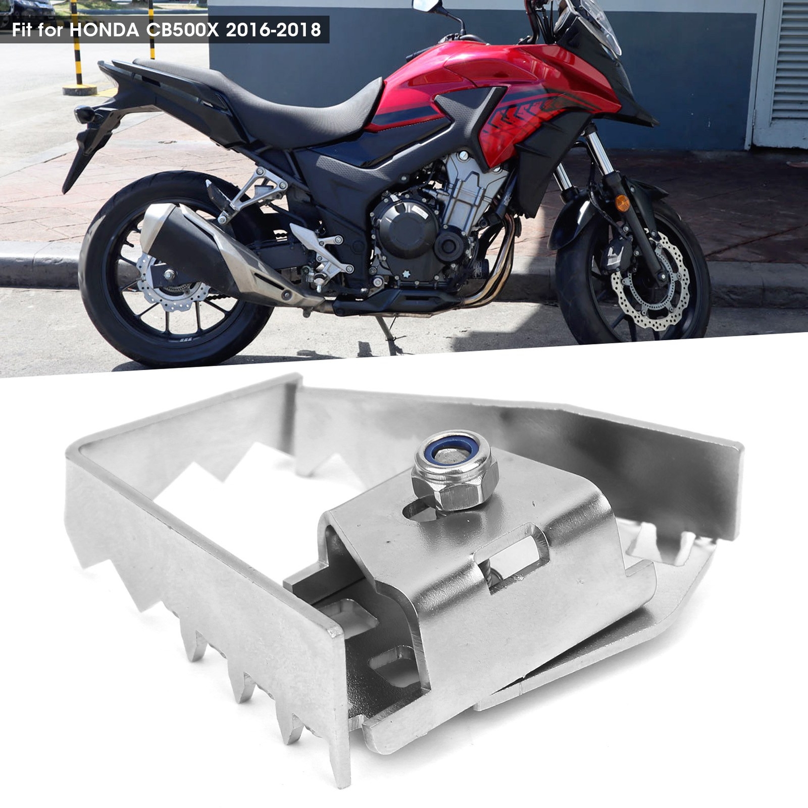 Motorcycle Rear Foot Brake Lever Pedal Enlarge 3yc7z6kf‑01 For CB500X ...