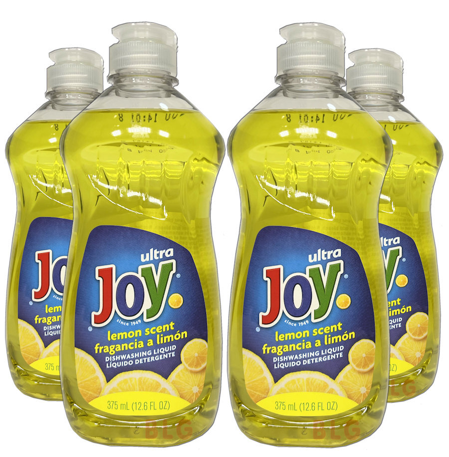JOY ULTRA LEMON Scent Dish Washing Degreaser Liquid Soap 12.6oz Kitchen ...