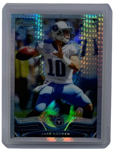 Jake Locker 2013 Topps Chrome Prism Refractors Insert /260 Tennessee ...