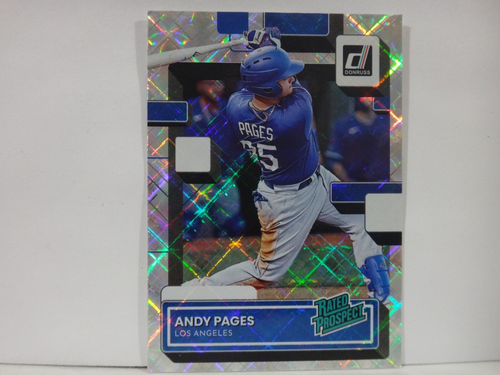 2022 Panini Donruss - Rated Prospect Diamond #RP-10 Andy Pages (RC) for ...