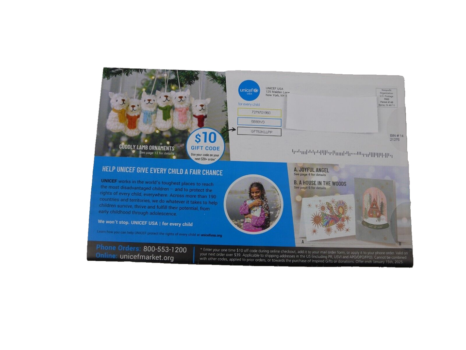 UNICEF Market Cards & Gifts Holiday Collection Catalog NEW 2024 | eBay