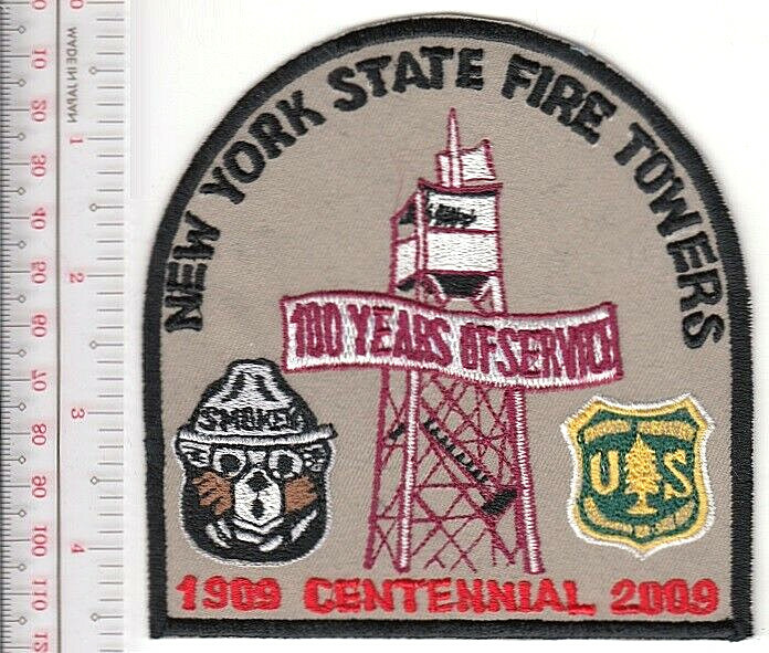 Smokey the Bear USFS New York State Fire Towers Lookout 100 Years ...