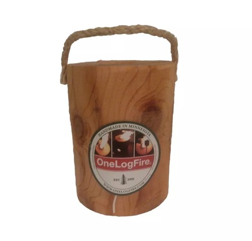 OneLogFire Large 7x6in One Log Campfire Camping Cooking Camp Fire Wood ...