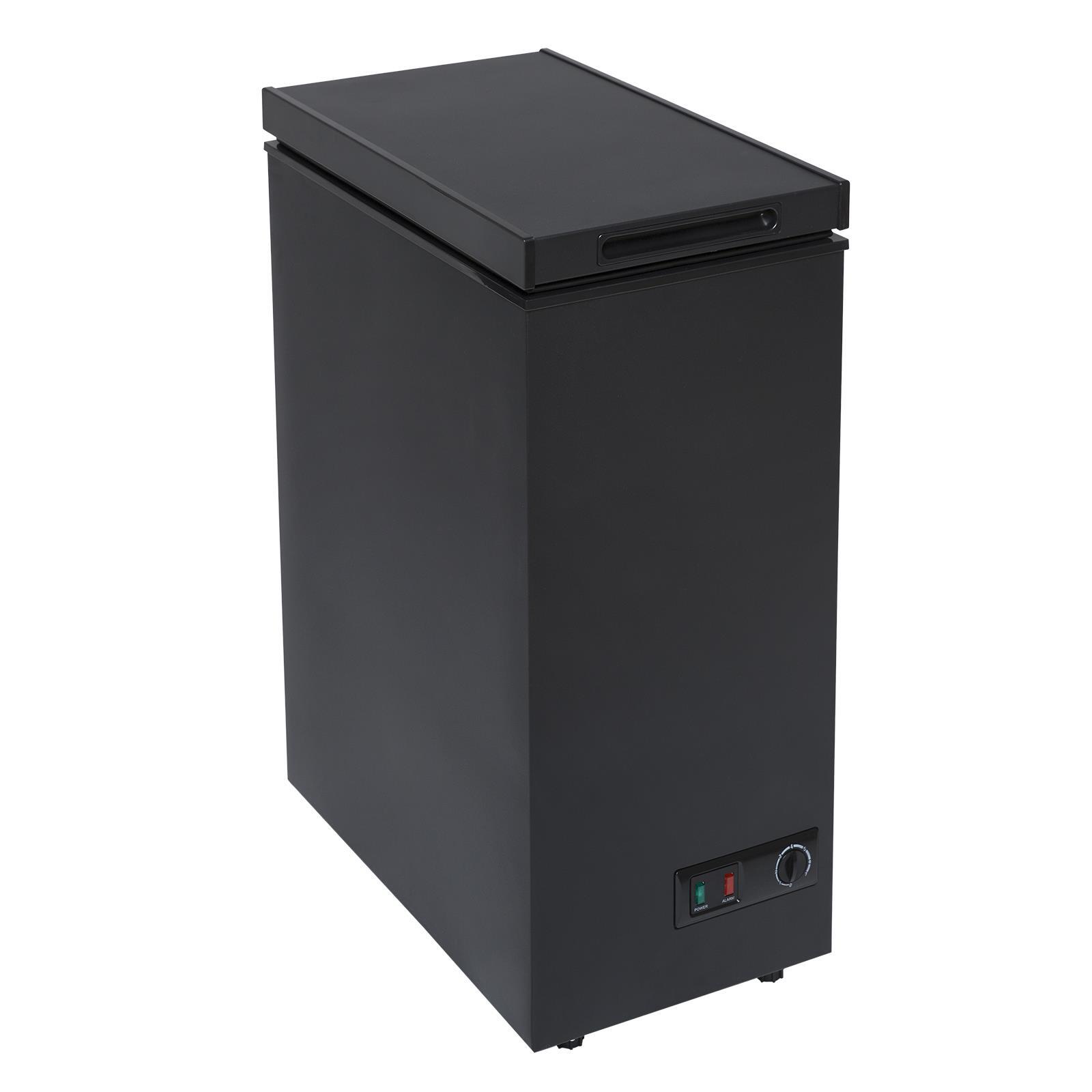 36cm Black Chest Freezer, Freestanding Slimline Compact - SIA CHF60B ...