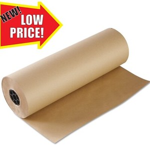 600mm x 25m STRONG BROWN KRAFT WRAPING PARCEL PAPER ROLL 88GSM | eBay