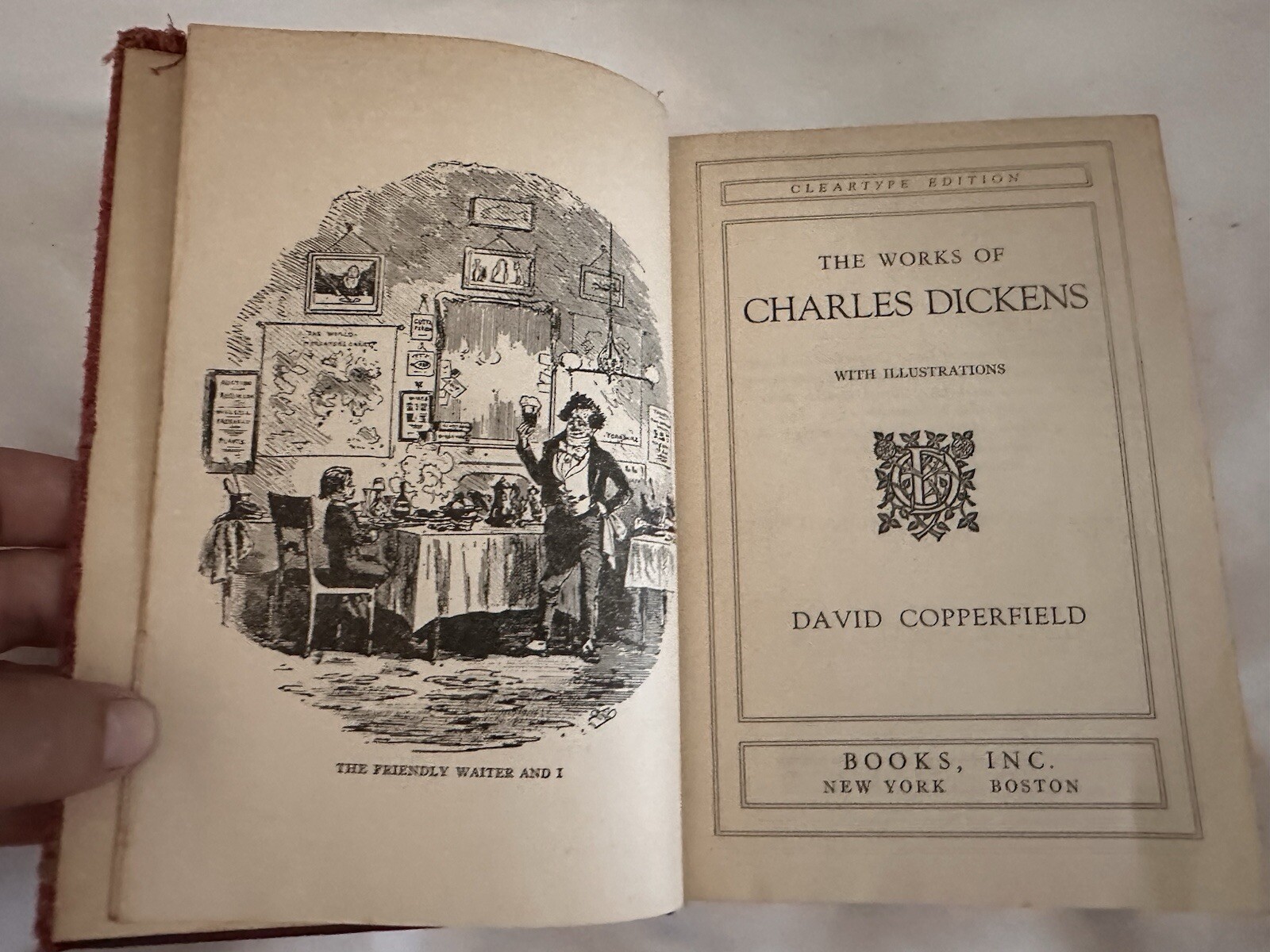 Antique Works of Charles Dickens Cleartype Vol 1 1868 Book Vintage ...