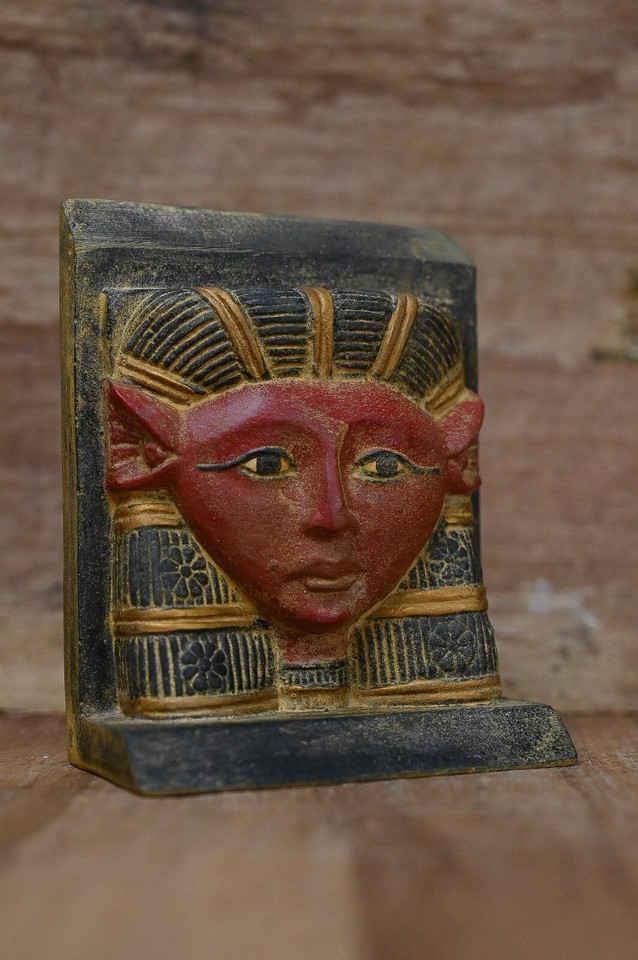 Ancient Egyptian Antiquities Rare Statue Goddess Hathor Mask the ...