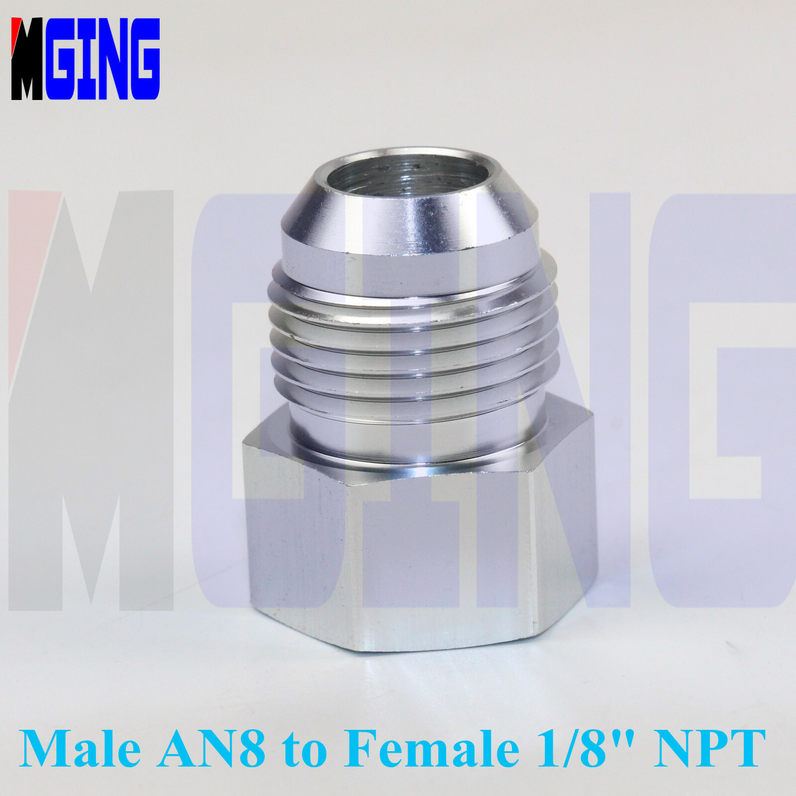 Male AN8 AN-8 to 1/8" Female NPT Straight Tank Fuel Hose Fitting ...