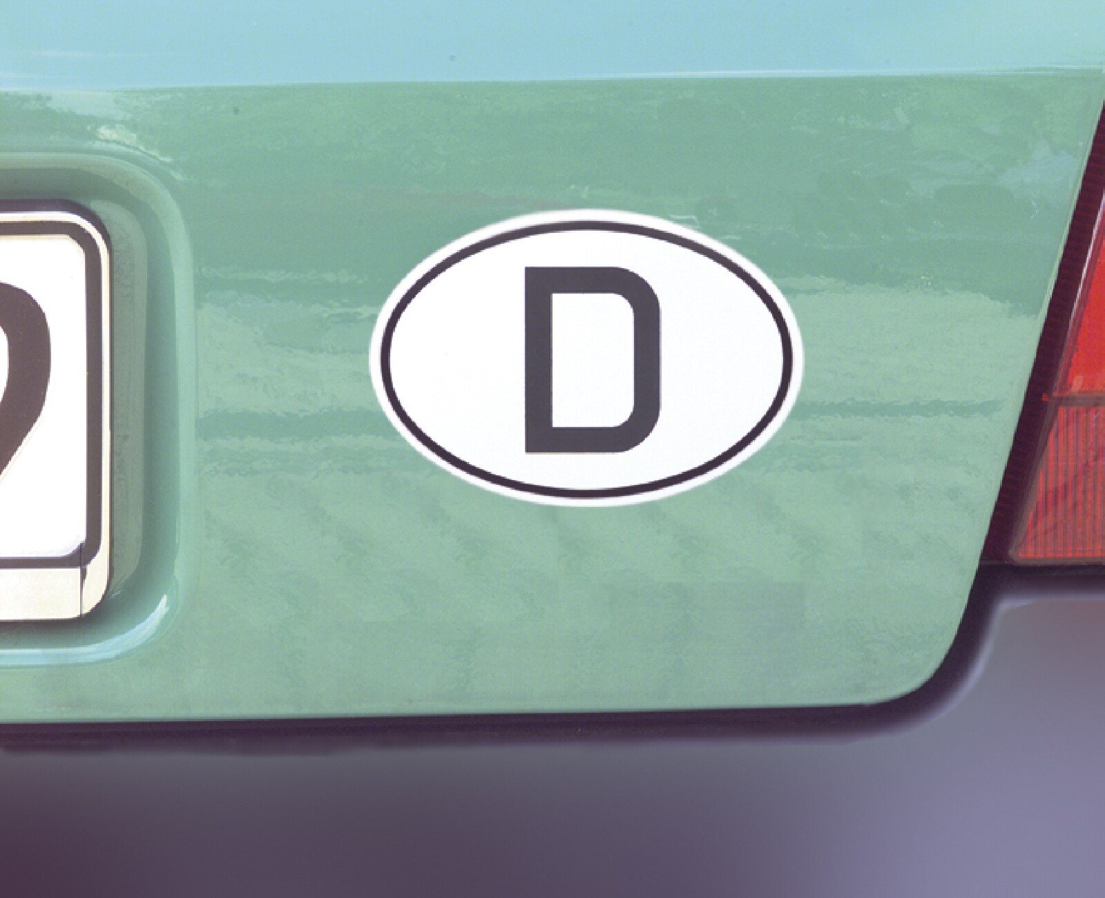 Zehn Stück / 10 Deutschland D-Schild Kennzeichen D Schild Aufkleber 13 ...