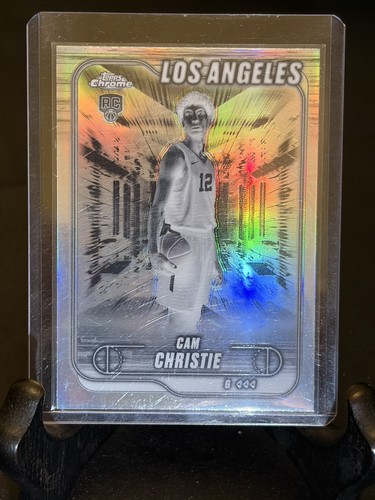 2024-25 Topps Chrome #151 Cam Christie Negative Refractor RC | eBay