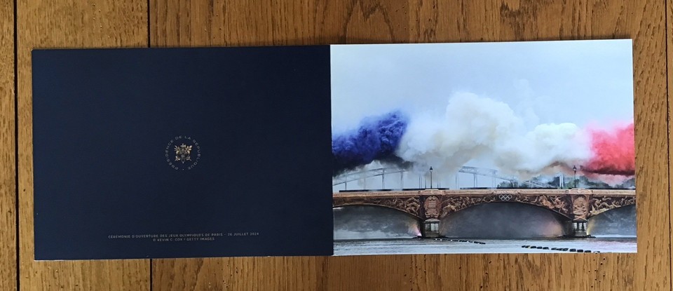 Autographe Vœux Mr Et Mme Macron Président 2025 44x18 Cm | eBay UK