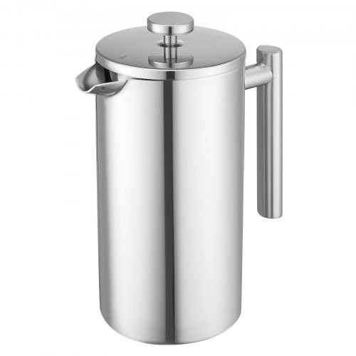 French Press Coffee Maker, 51 Ounce 1.5 Liter Stainless Steel Coffee ...