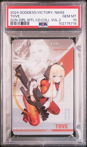 2024 GODDESS OF VICTORY: NIKKE GUN GIRL METAL CARD COLL VOL.2 TOVE PSA 10 | eBay