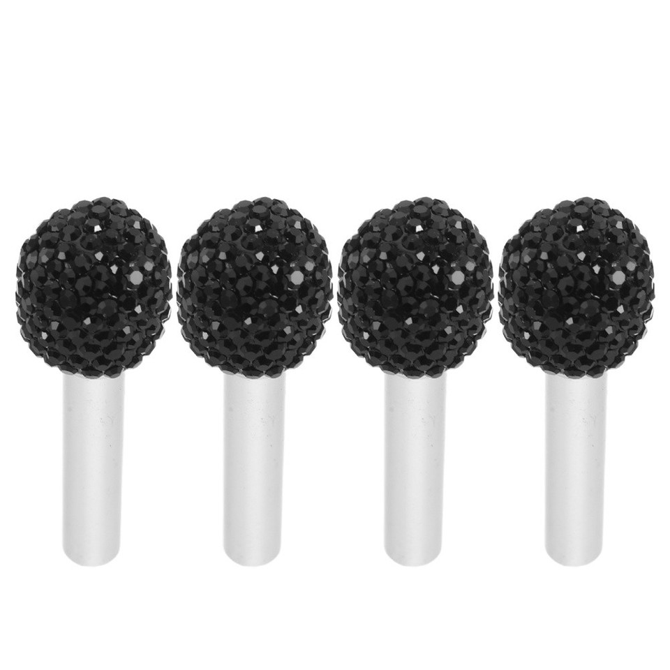 4pcs Car Door Pin Lock - Automotive Rhinestone Door Pull Pins Knobs ...