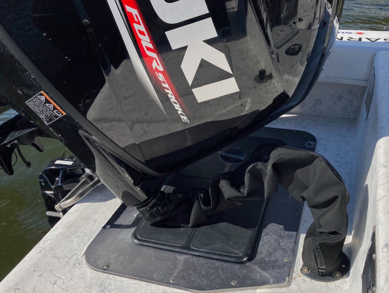 Sunbrella outboard rigging sleeve w/ zipper closure-multiple colors and ...