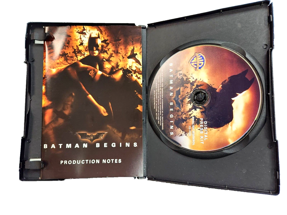 Batman Begins - 2005 Digital Movie Press Kit - CD-ROM - WB DC Comics | eBay