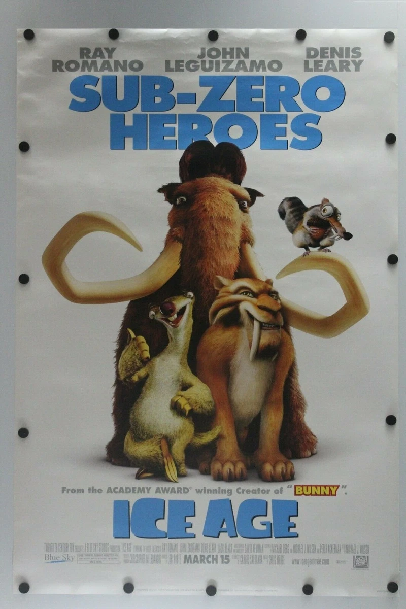 Ice Age 2002 Movie Poster