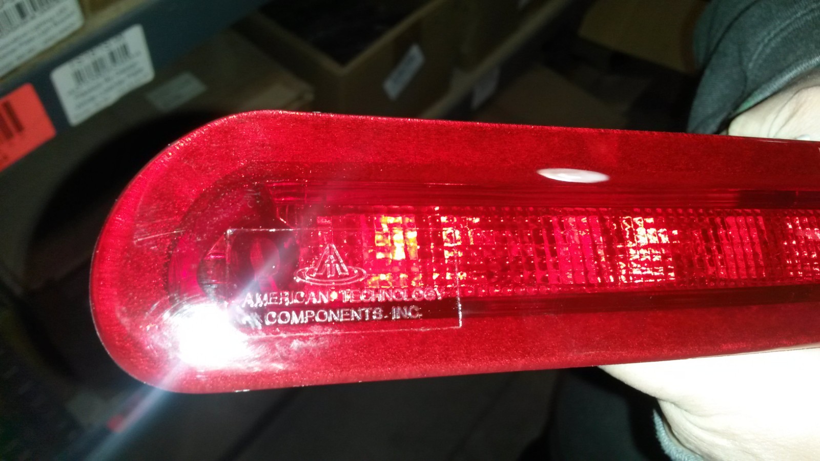Red LED Truck Cap Topper 3rd Brake Light RV Camper Winnebago 10" long ...