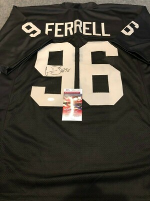 OAKLAND RAIDERS CLELIN FERRELL AUTOGRAPHED SIGNED JERSEY JSA COA | eBay