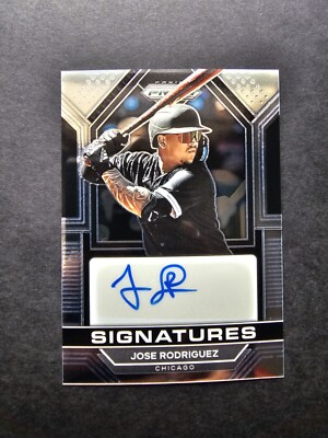 2023 Panini MLB Jose Rodriguez 🔥 Signatures Autograph #SIG-JR White Sox ...