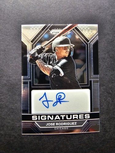 2023 Panini MLB Jose Rodriguez 🔥 Signatures Autograph #SIG-JR White Sox ...
