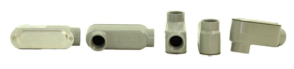 Eaton LB35-CGN One Inch Conduit Body With Cover and Gasket Material ...