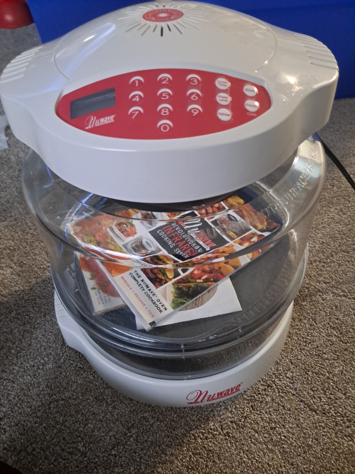 Nuwave Heartware 20331 Pro Infrared Oven White and Red With Manuals | eBay