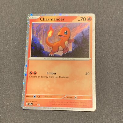 Charmander Cosmos Holo Black Star Promo - Pokémon Card SVP047 | eBay