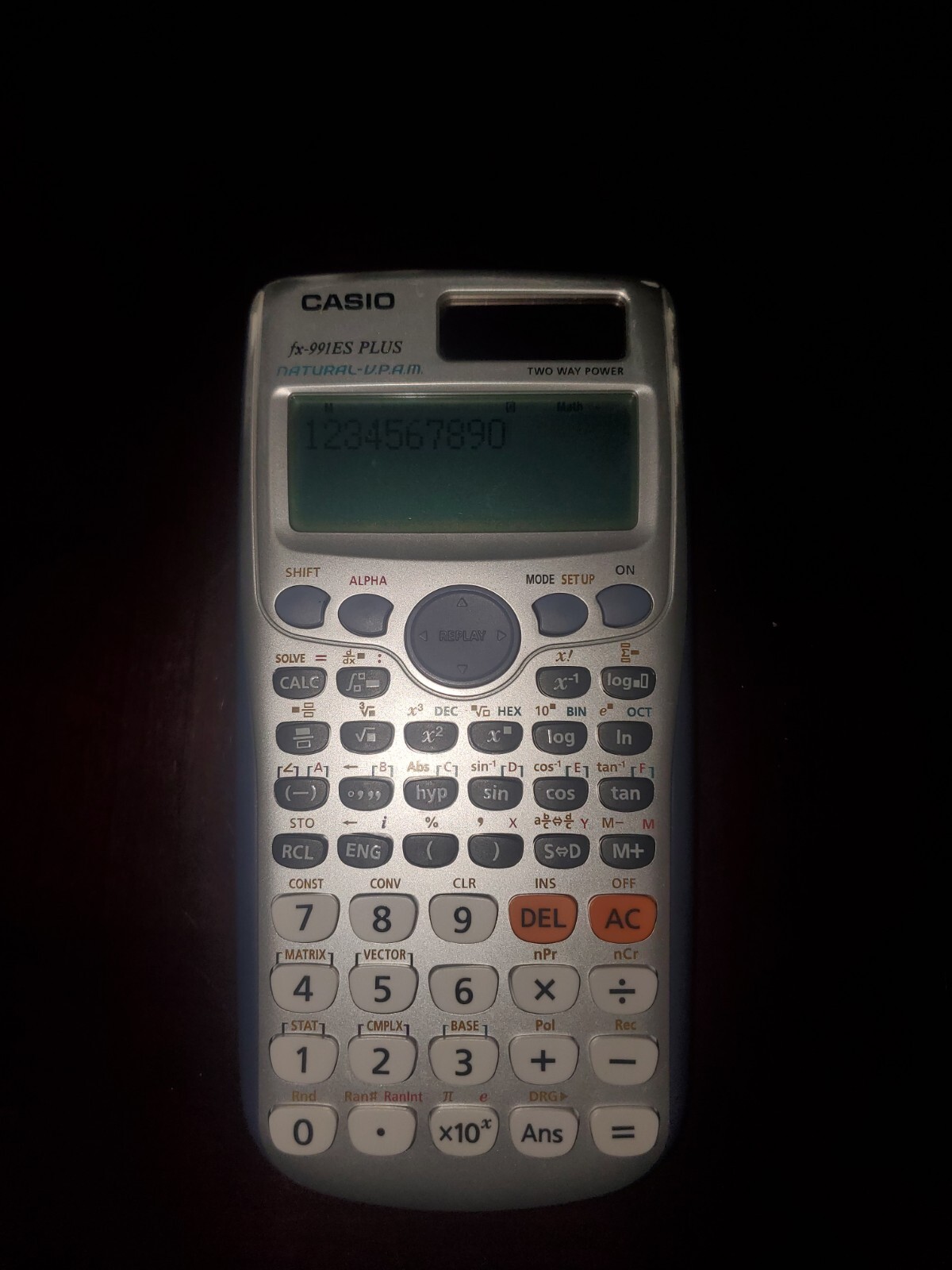 Casio FX-115ES PLUS Solar/Battery Powered Scientific Calculator No Case ...